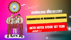Download Fundamentals of Mechanical Engineering Aktu Notes - Aktu Notes Hub